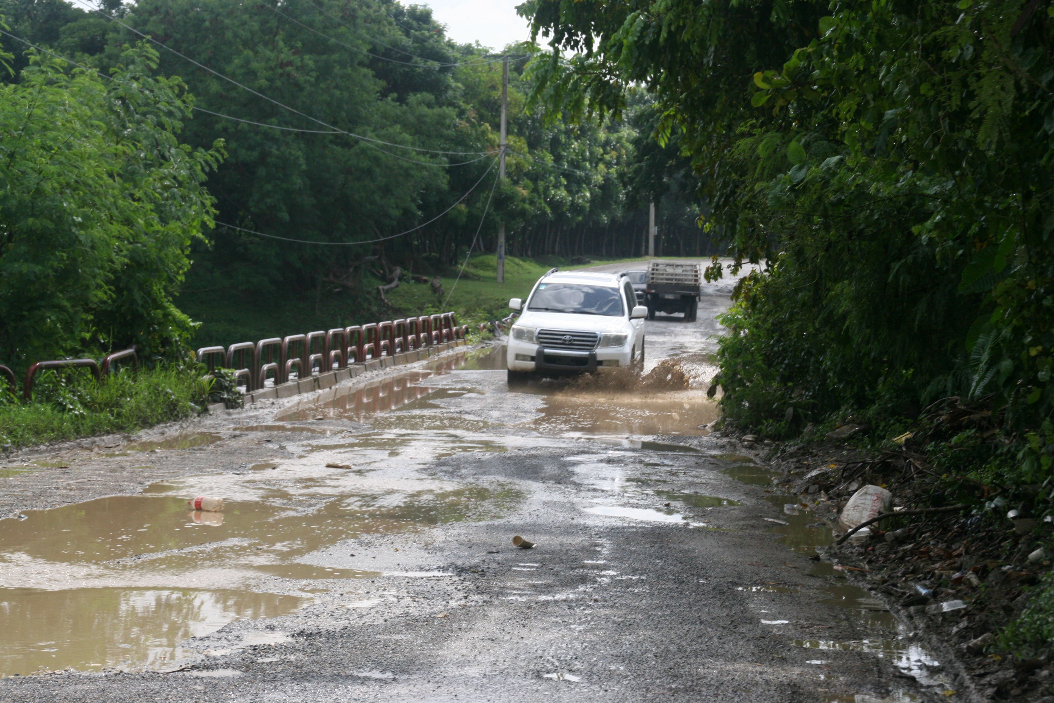 Proceso.com.do : A 15 días de su reparación carretera de Manoguayabo ...