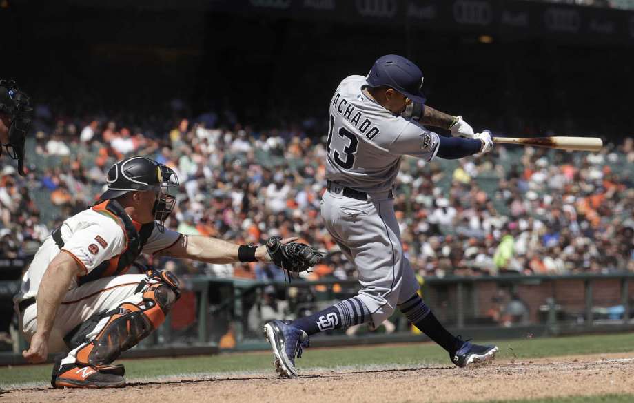 Manny Machado conectó un jonron en victoria de San Diego sobre los Gigantes