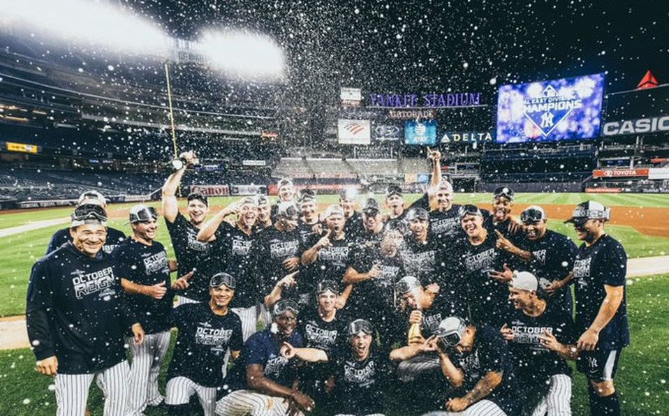 Los Yanquis de Nueva York ganan la División Este de la Liga Americana