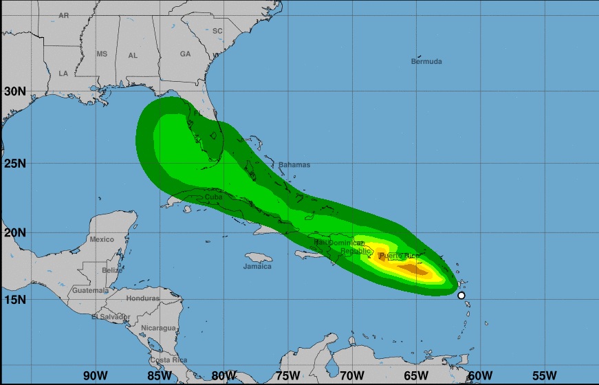 Onamet informa potencial ciclón #6 estaría afectando al país la madrugada del miércoles