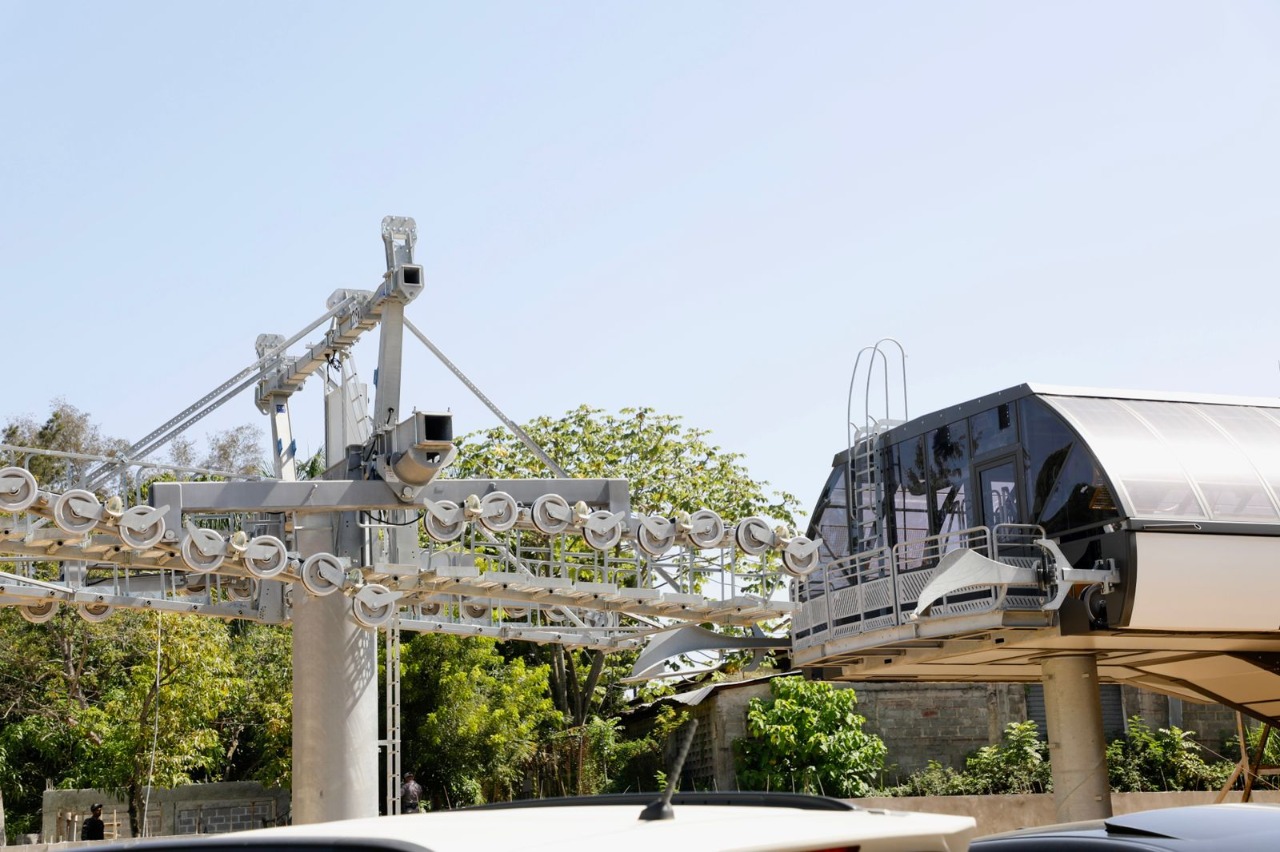 Super7FM :: Teleférico de Los Alcarrizos esta casi listo; obra avanzada ...