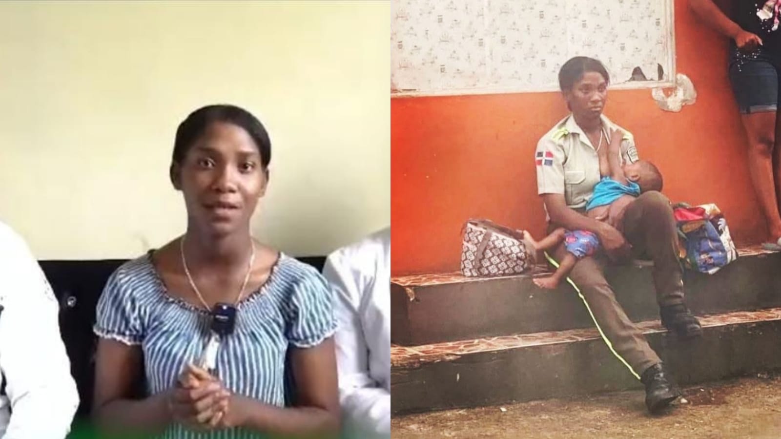 Habla agente de la Digesett que aparece en foto lactando