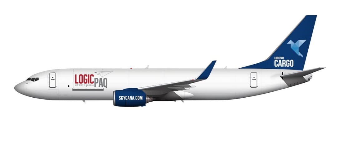 Logic Paq y Sky Cana reciben el primer Boeing 737-800F de carga